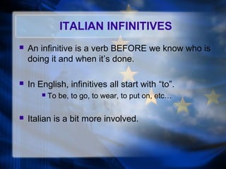 Regular Italian verbs | PPT