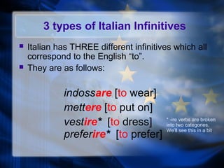 Regular Italian verbs | PPT