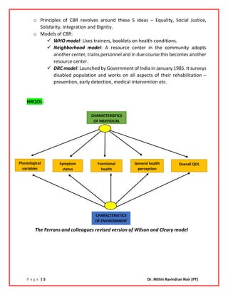 Rehab + cbr + ibr | PDF