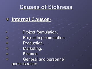 Rehab for sick units | PPT