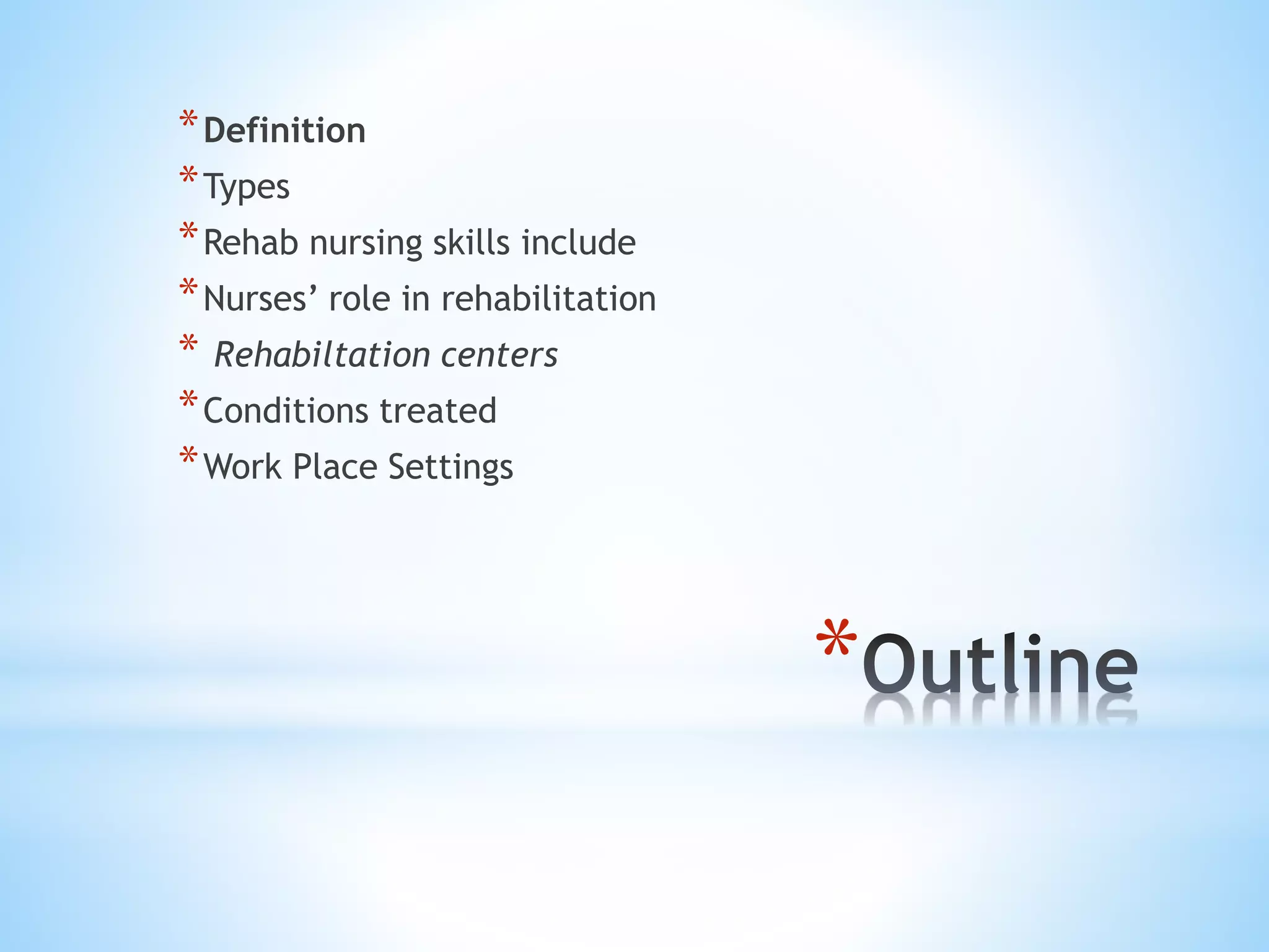 Rehabilitation | PPTX