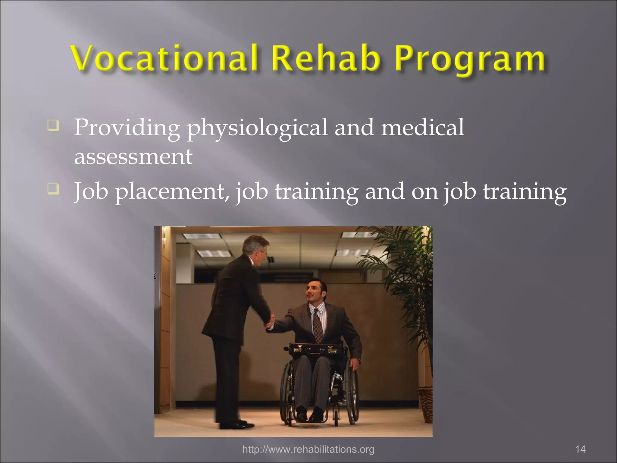 Types of Rehabilitation | PPT
