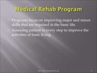 Types of Rehabilitation | PPT
