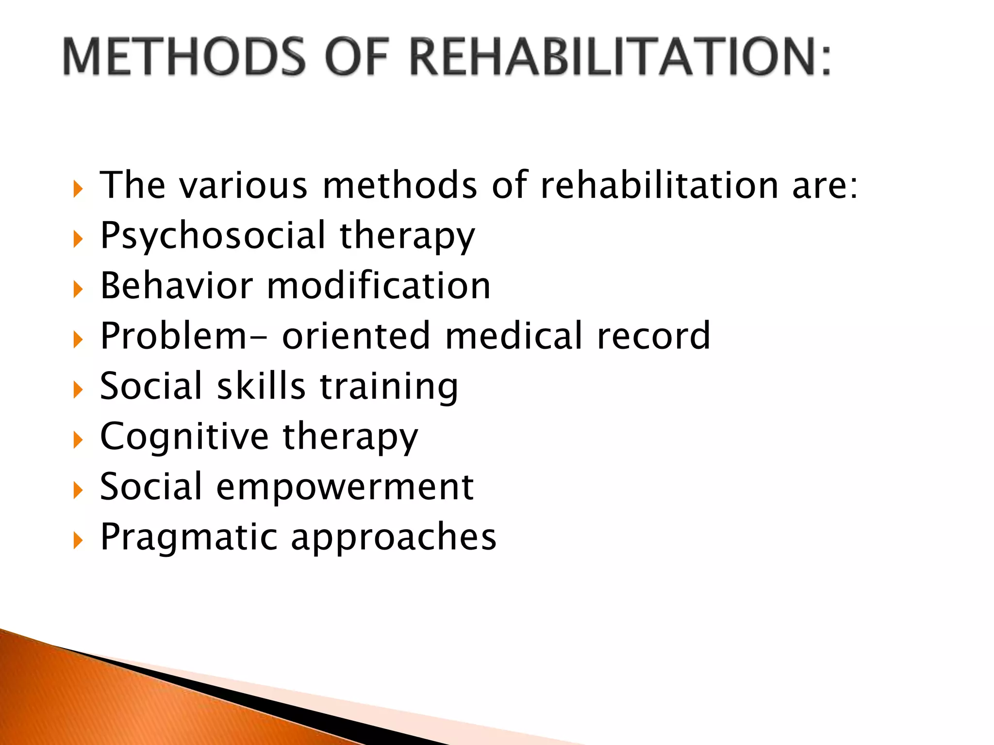 Rehabilitation | PPTX