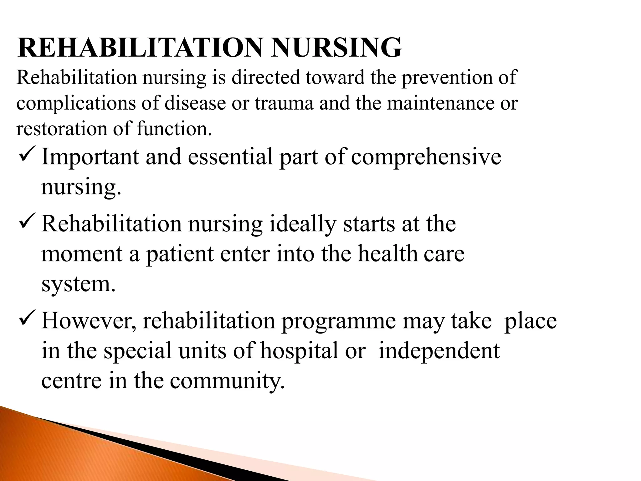 Rehabilitation | PPTX