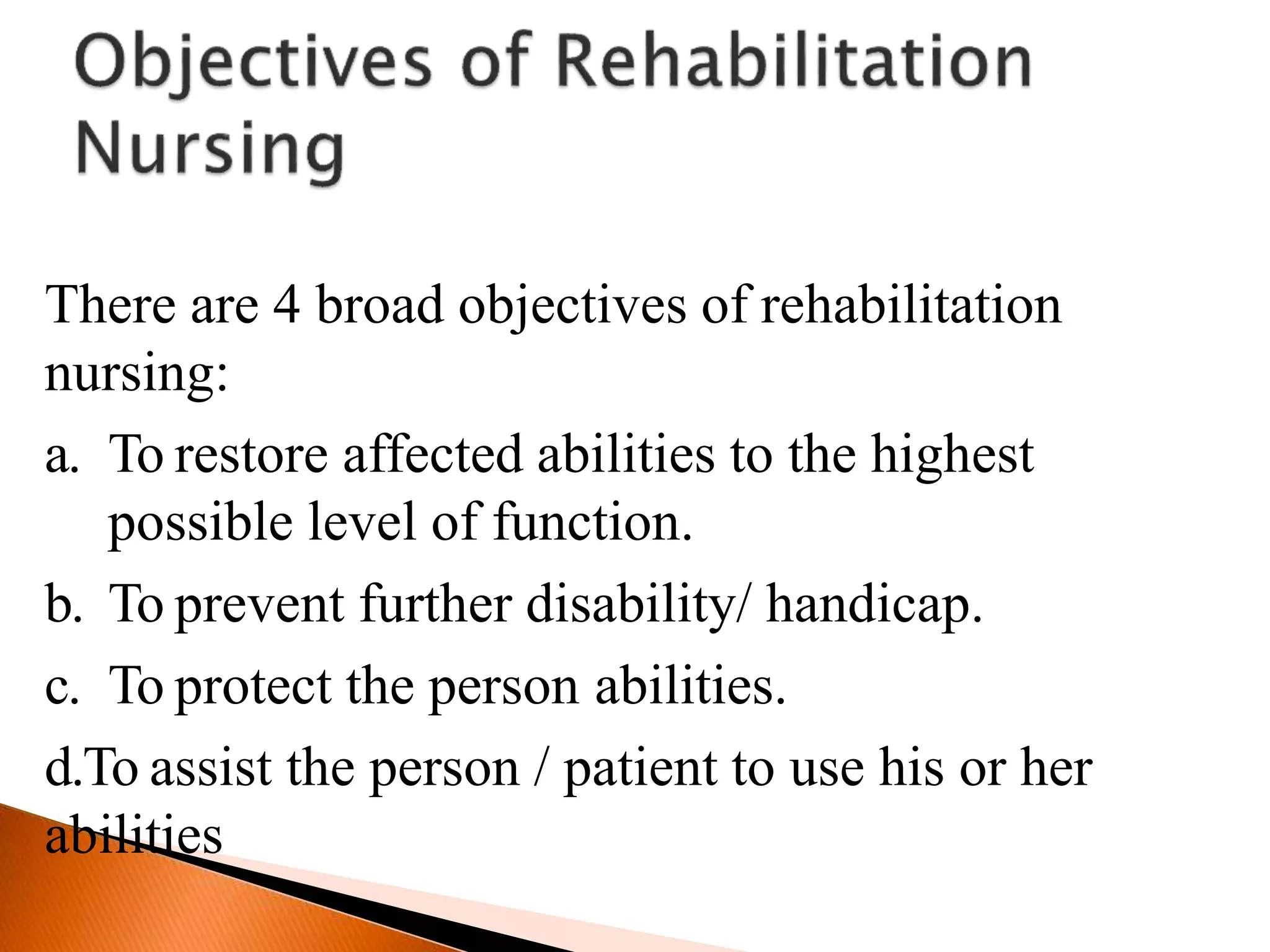 Rehabilitation | PPTX