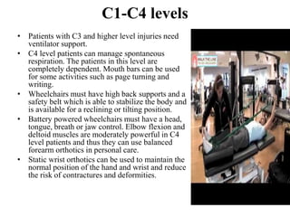 Rehabilitation for paraplegia and quadriplegia | PPTX