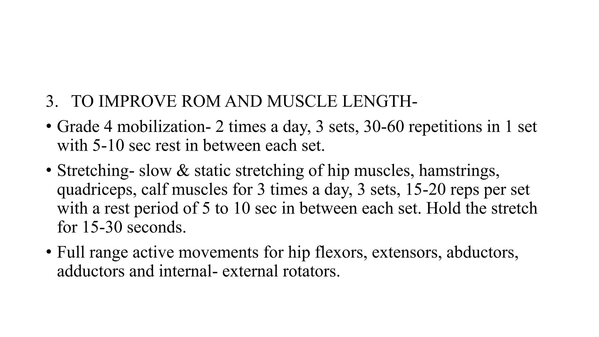 Hip Injury Rehabilitation | PPTX