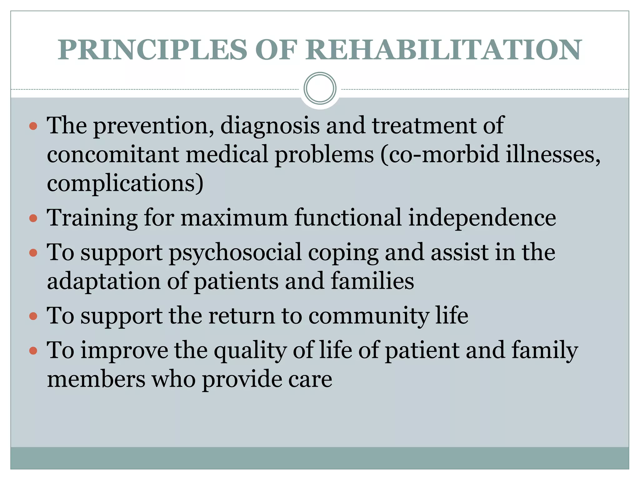Rehabilitation | PPTX