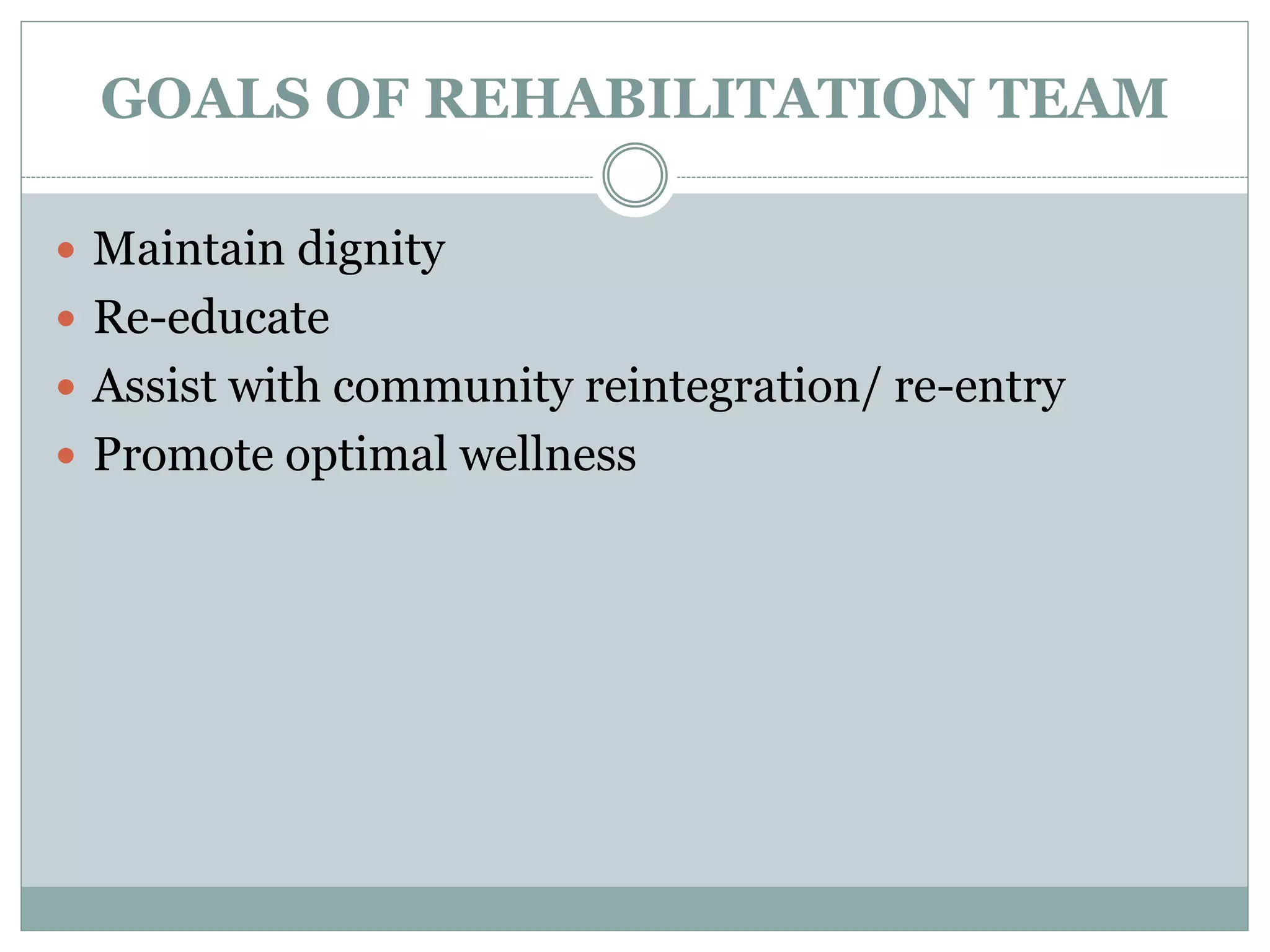 Rehabilitation | PPTX