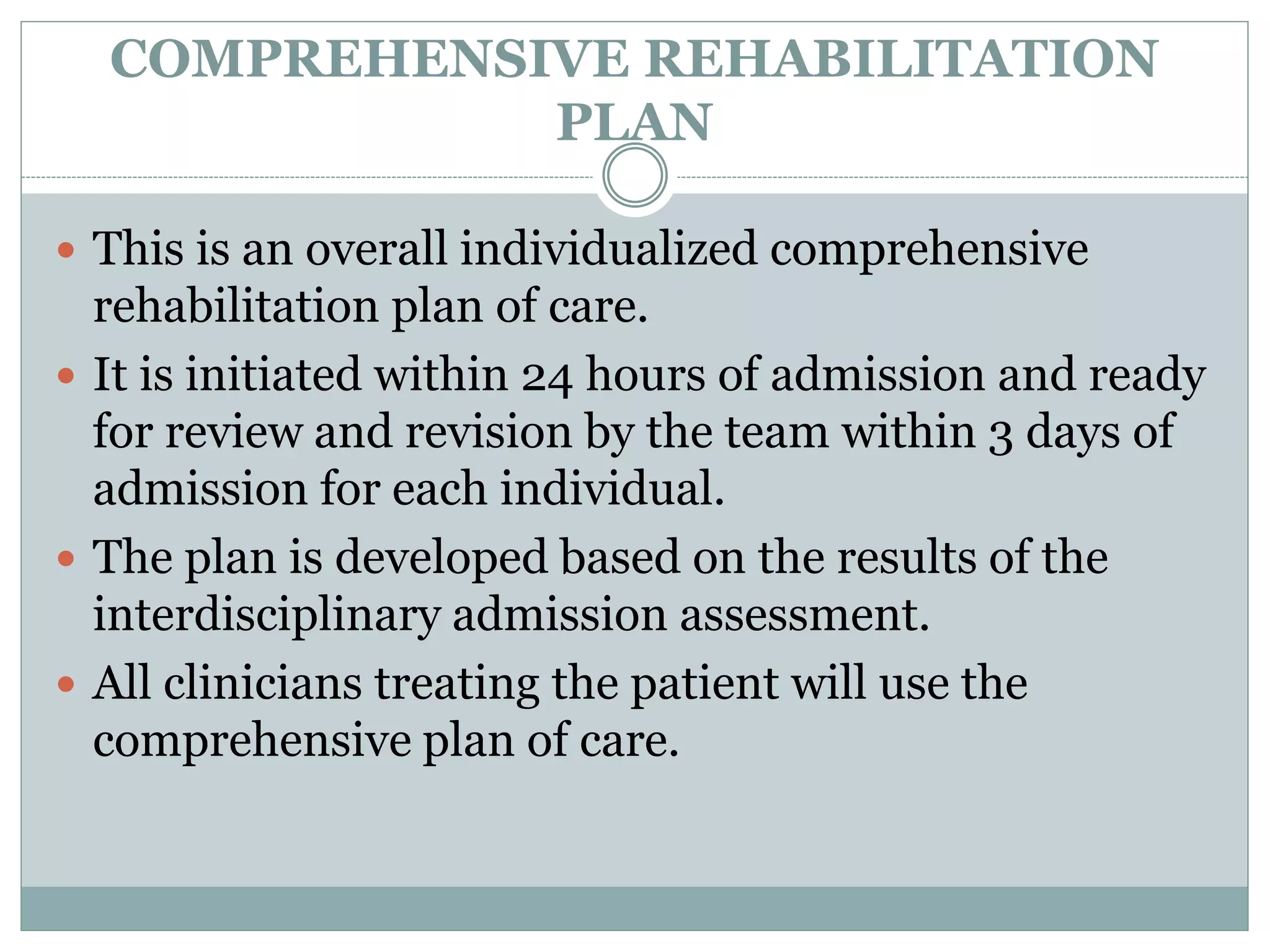 Rehabilitation | PPTX