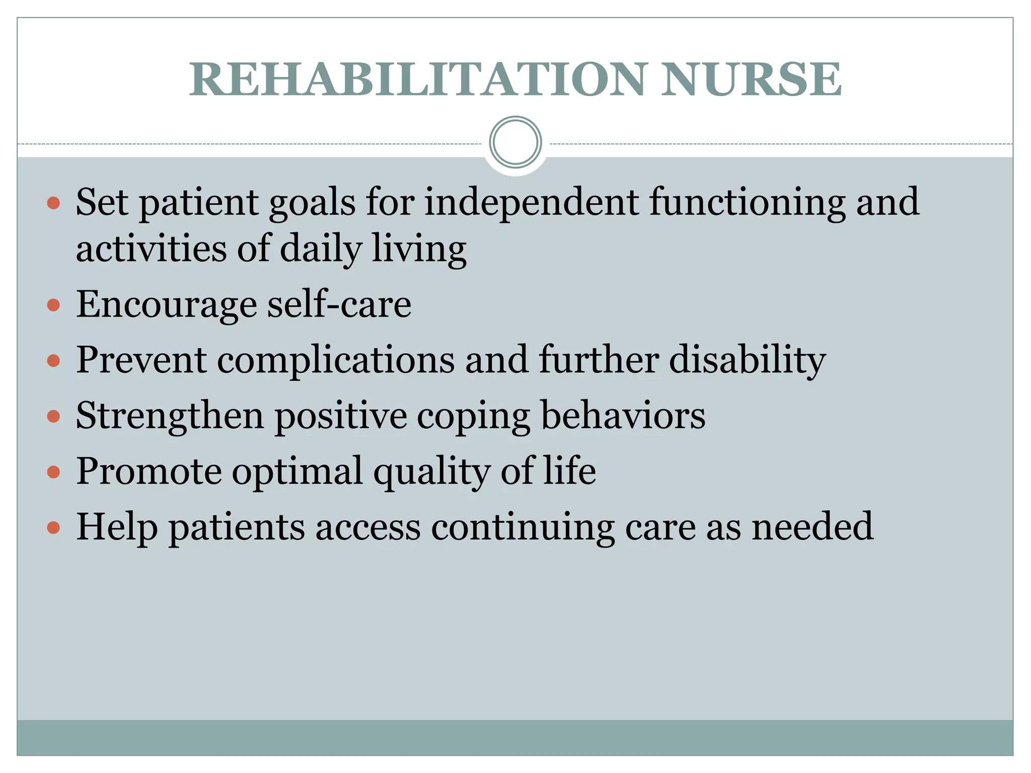 Rehabilitation | PPTX