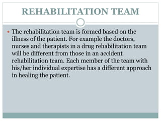 Rehabilitation | PPTX