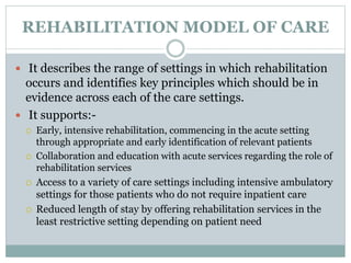Rehabilitation | PPTX