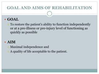 Rehabilitation | PPTX