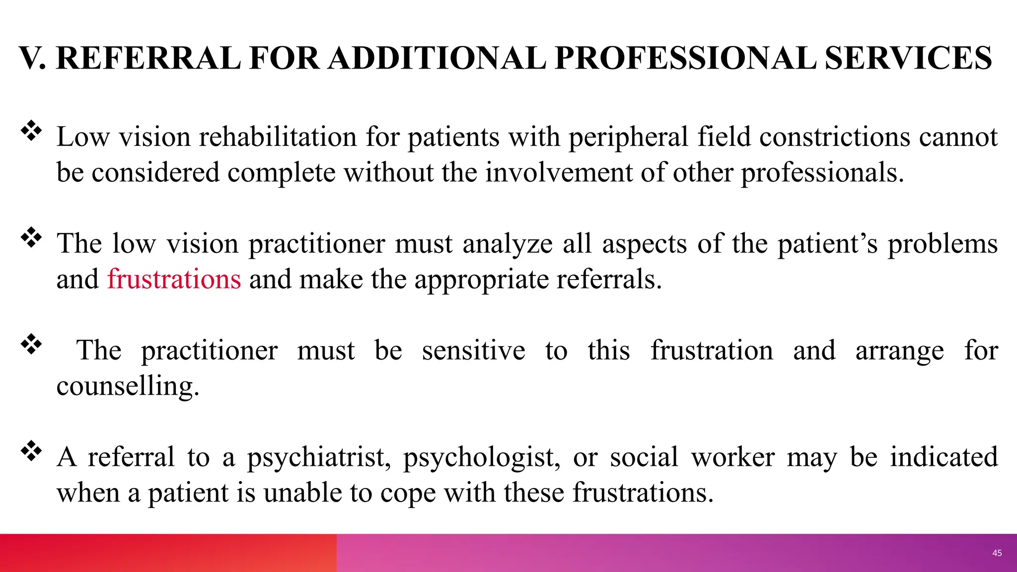 Rehabilitation of Peripheral Field Defects | PPTX