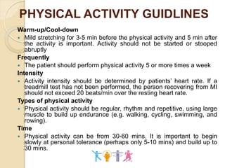 Rehabilitation following Myocardial Infarction | PDF