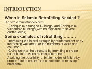 Rehabilitation and strengthening of existing structures | PPTX