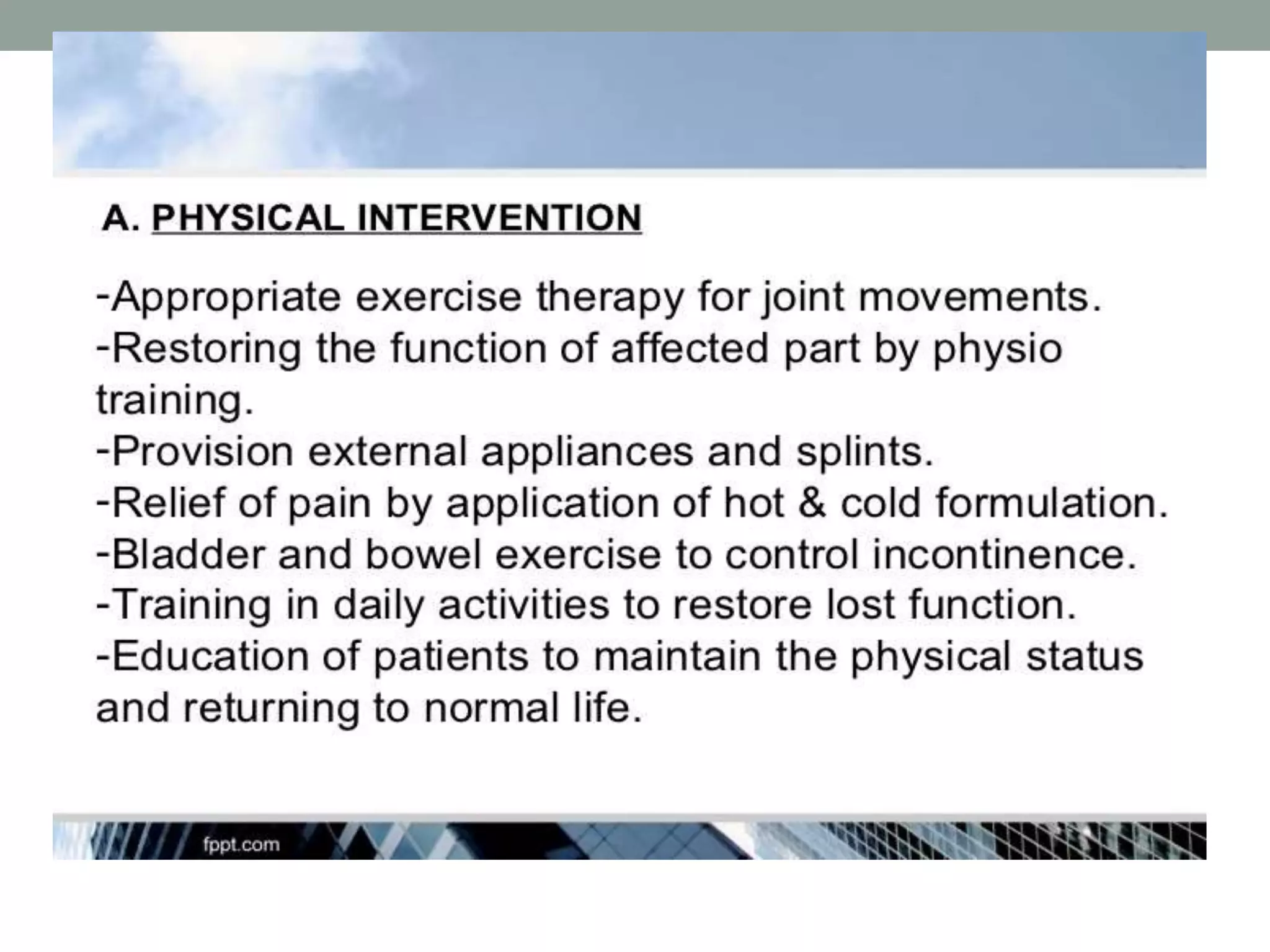 Rehabilitation approaches | PPTX