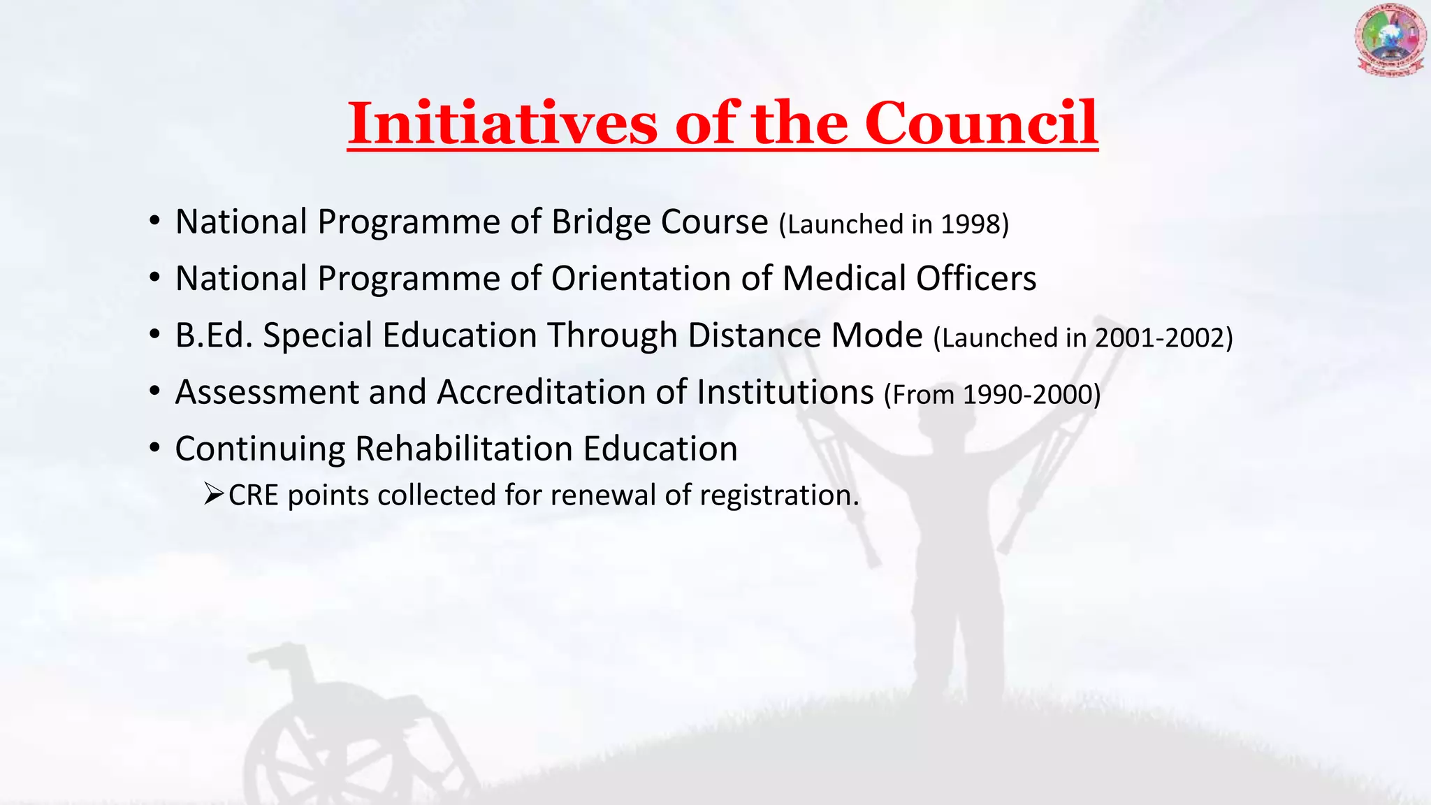 Rehabilitation council of India act,1992 | PPTX