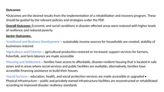 Rehabilitation Framework for Disaster Management | PPTX