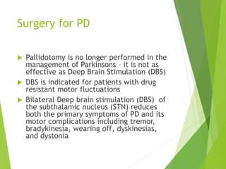 Rehabilitation Management of Parkinsons Disease.ppt