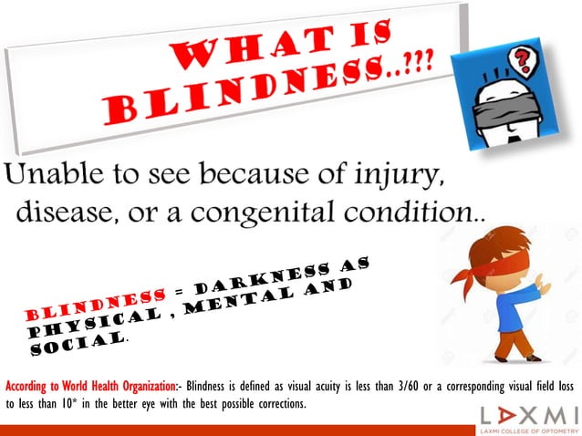 Rehabilitation of blindness | PPTX