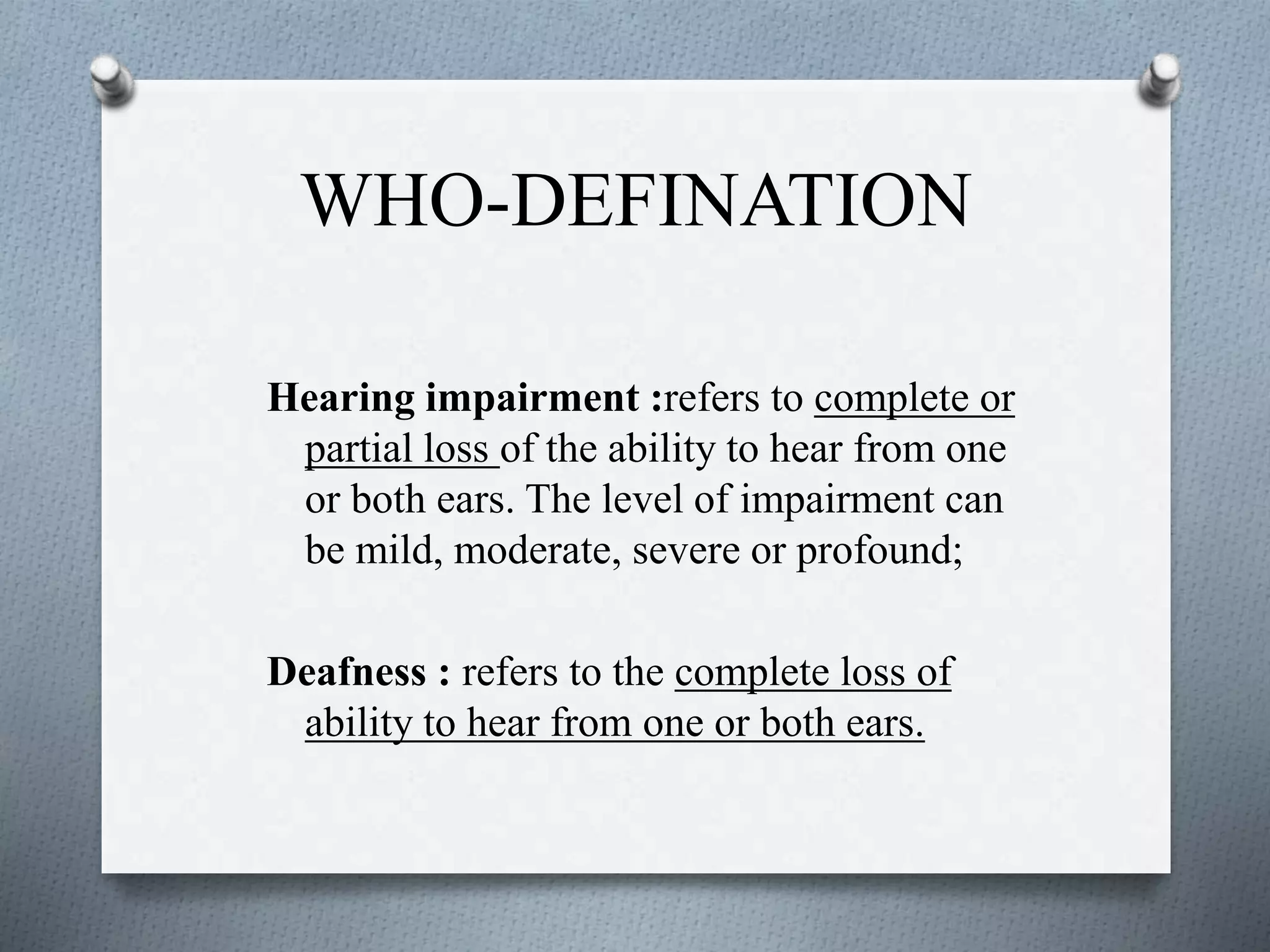 Rehabilitation of deaf | PPTX