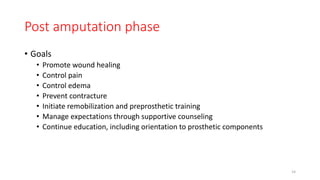 Rehabilitation of dominant upper limb amputation | PPT