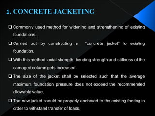 Rehabilitation of foundation | PPTX