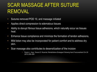 Rehabilitation of hand fractures | PPTX