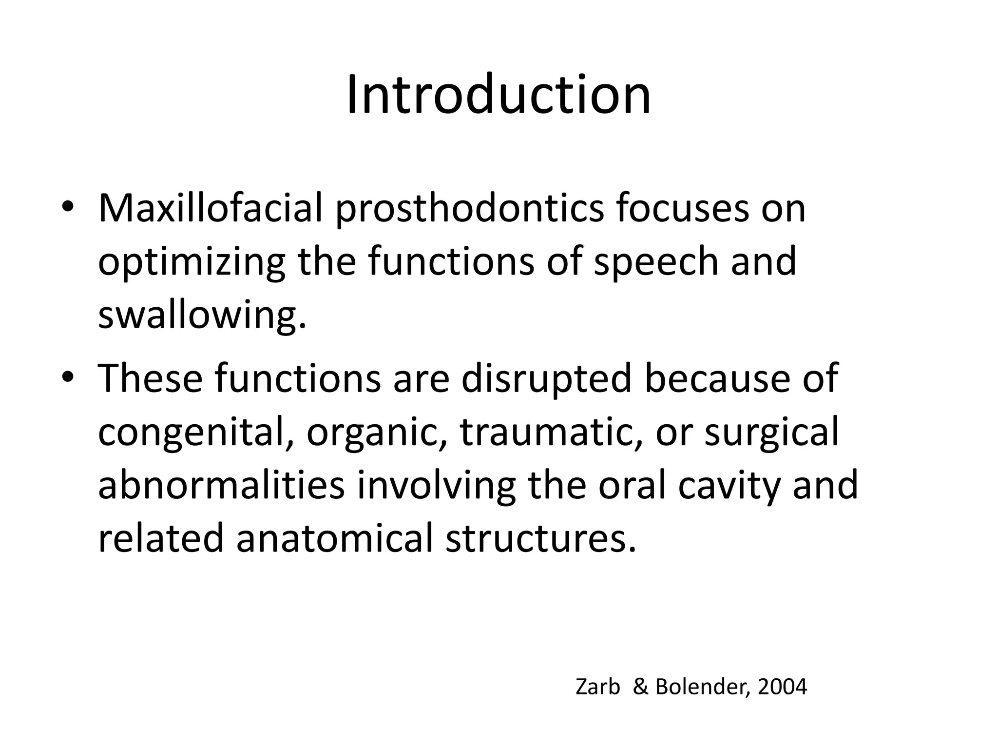Rehabilitation of Patients with Maxillary Surgical Defects | PPTX