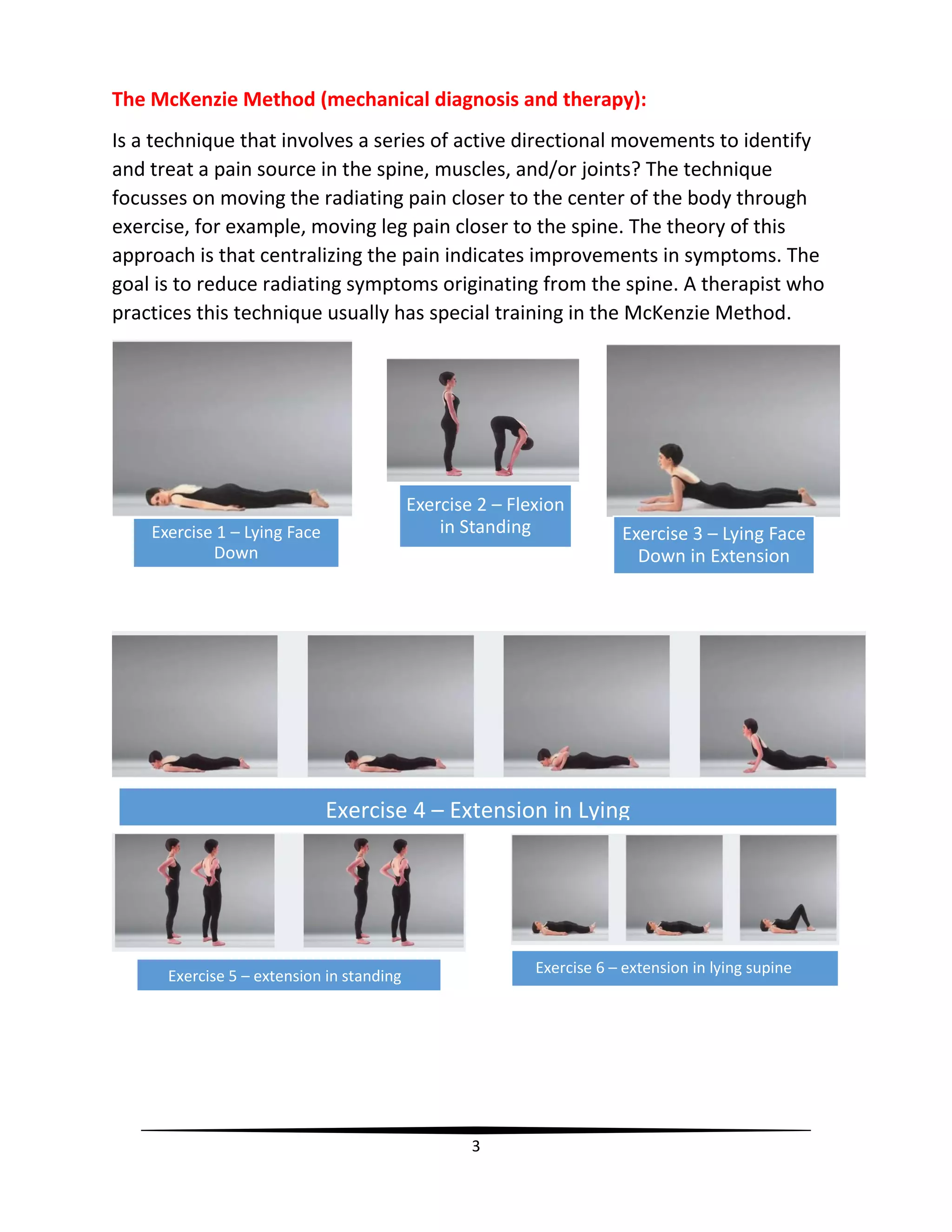 Rehabilitation of sciatica | PDF