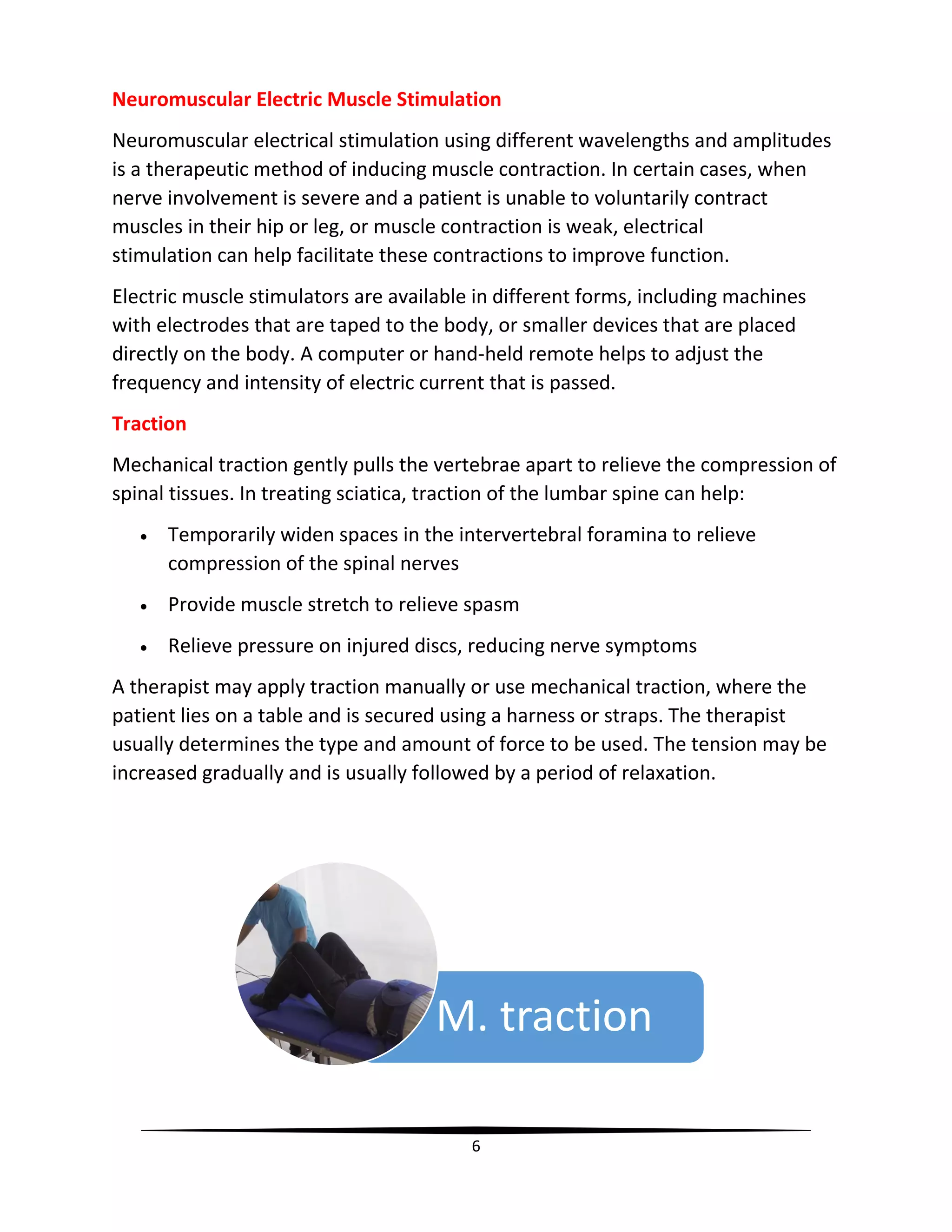 Rehabilitation of sciatica | PDF