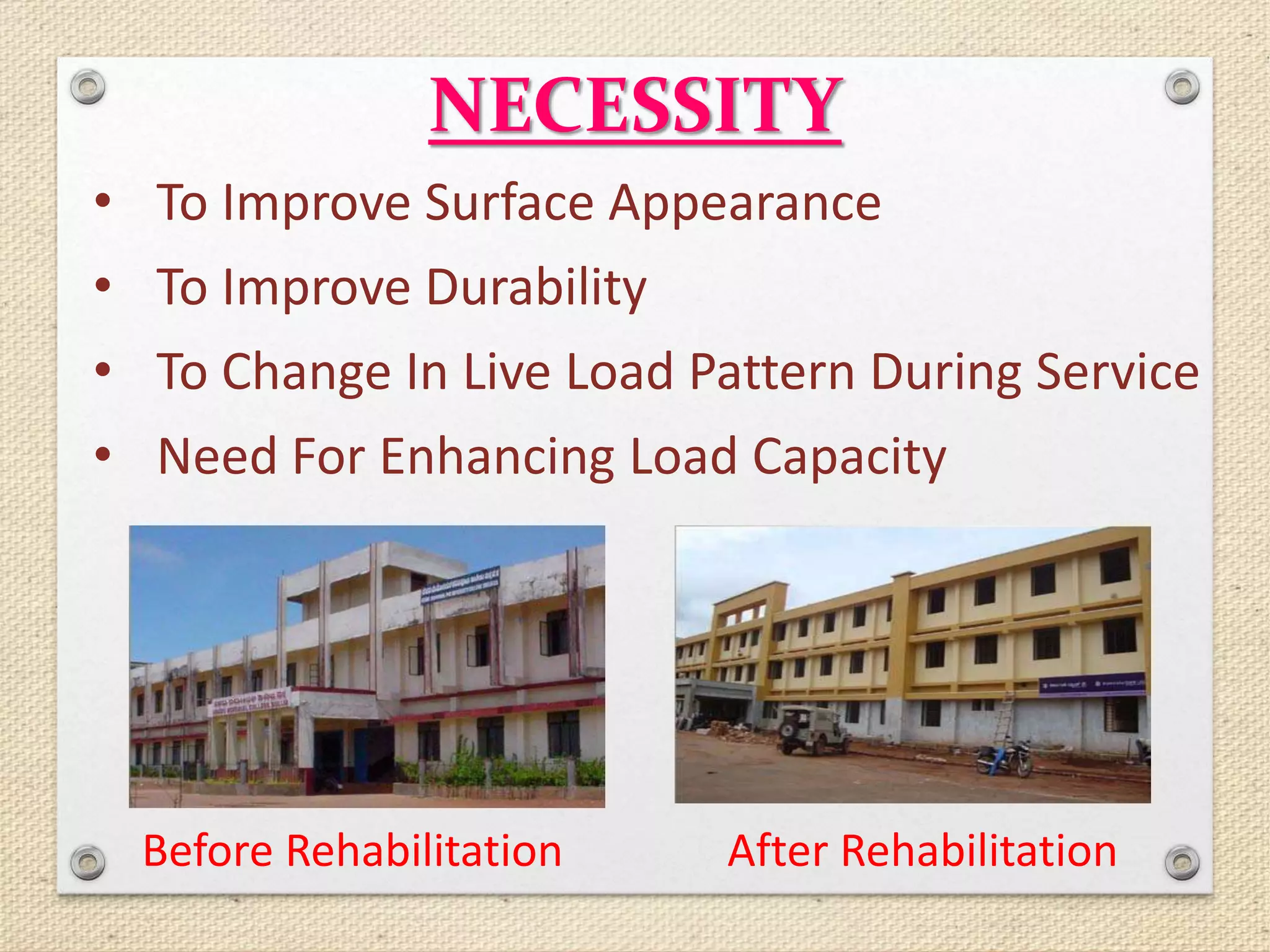 Rehabilitation of structure | PPTX