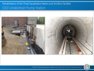 Rehabilitation of Three Equalization Basins and Ancillary Facilities | PPTX