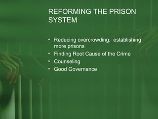 Rehabilitation why can't prisons work | PPT