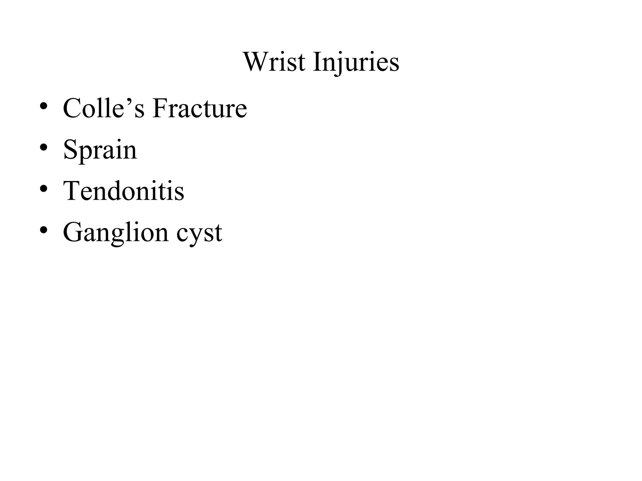 Rehab of injuries to the wrist and hand power pt | PPT