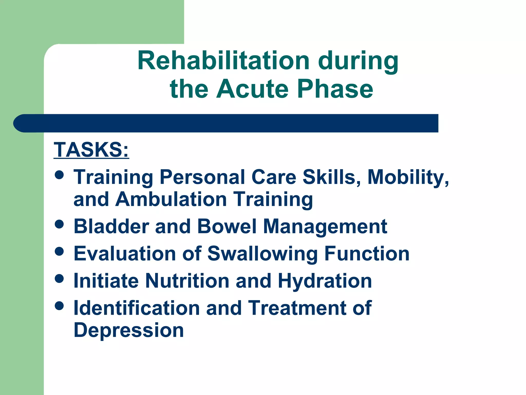 Post stroke rehabilitation | PPT