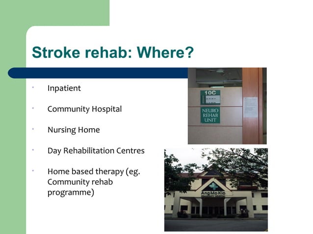 Post stroke rehabilitation | PPT