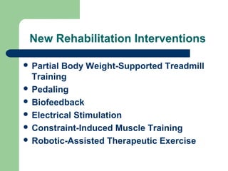 Post stroke rehabilitation | PPT