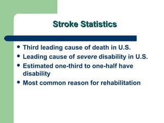 Post stroke rehabilitation | PPT
