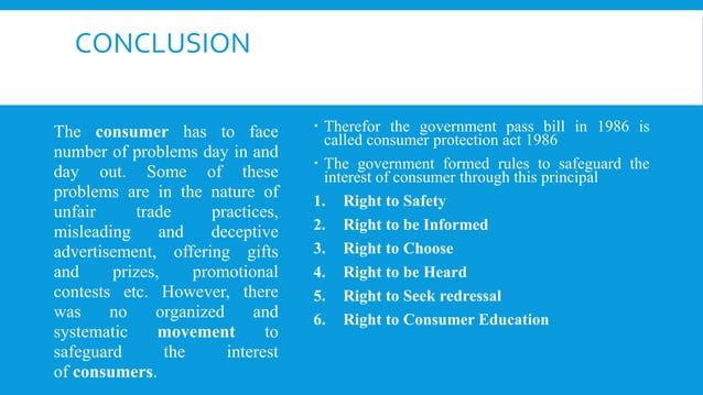 consumer movement | PPTX