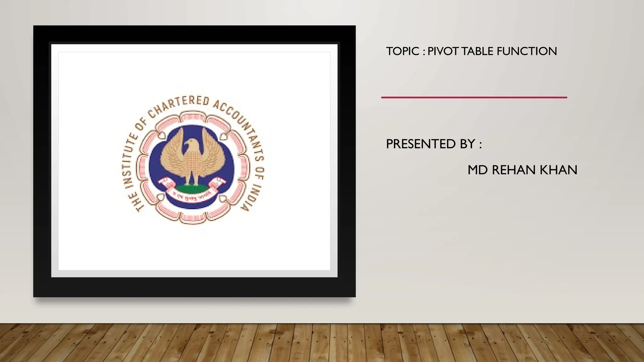 Rehan PPT.pptx power point presentation on pivot table functions in ms ...