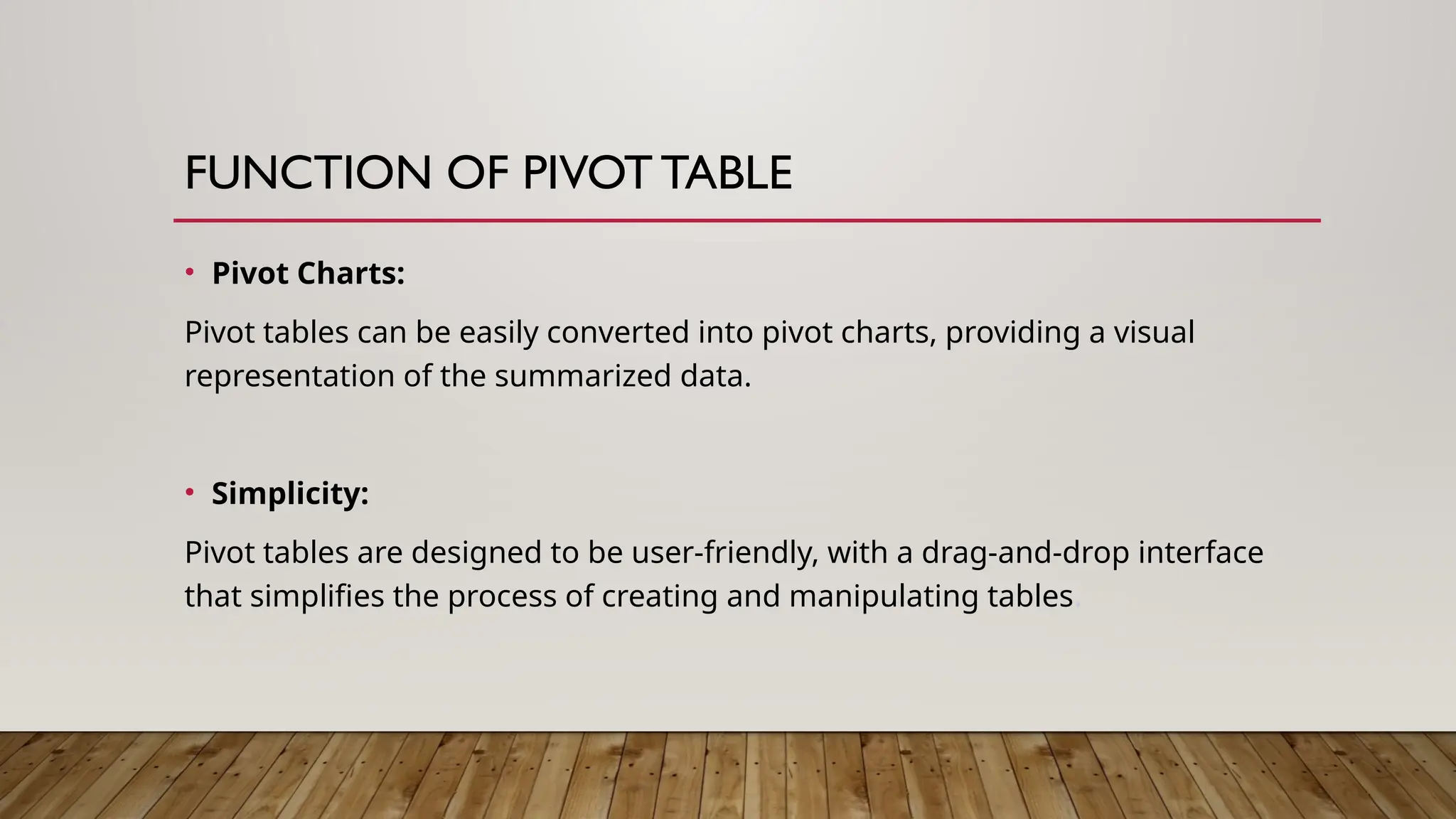 Rehan PPT.pptx power point presentation on pivot table functions in ms ...