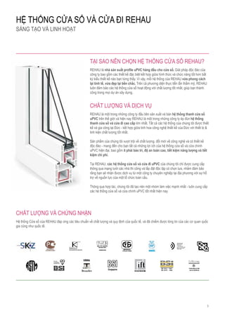 Thanh nhựa REHAU CHLB ĐỨC | PDF