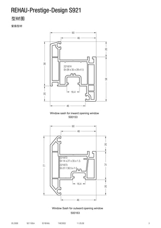 Rehau profile 60 series | PDF