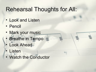 Rehearsal Markings | PPT