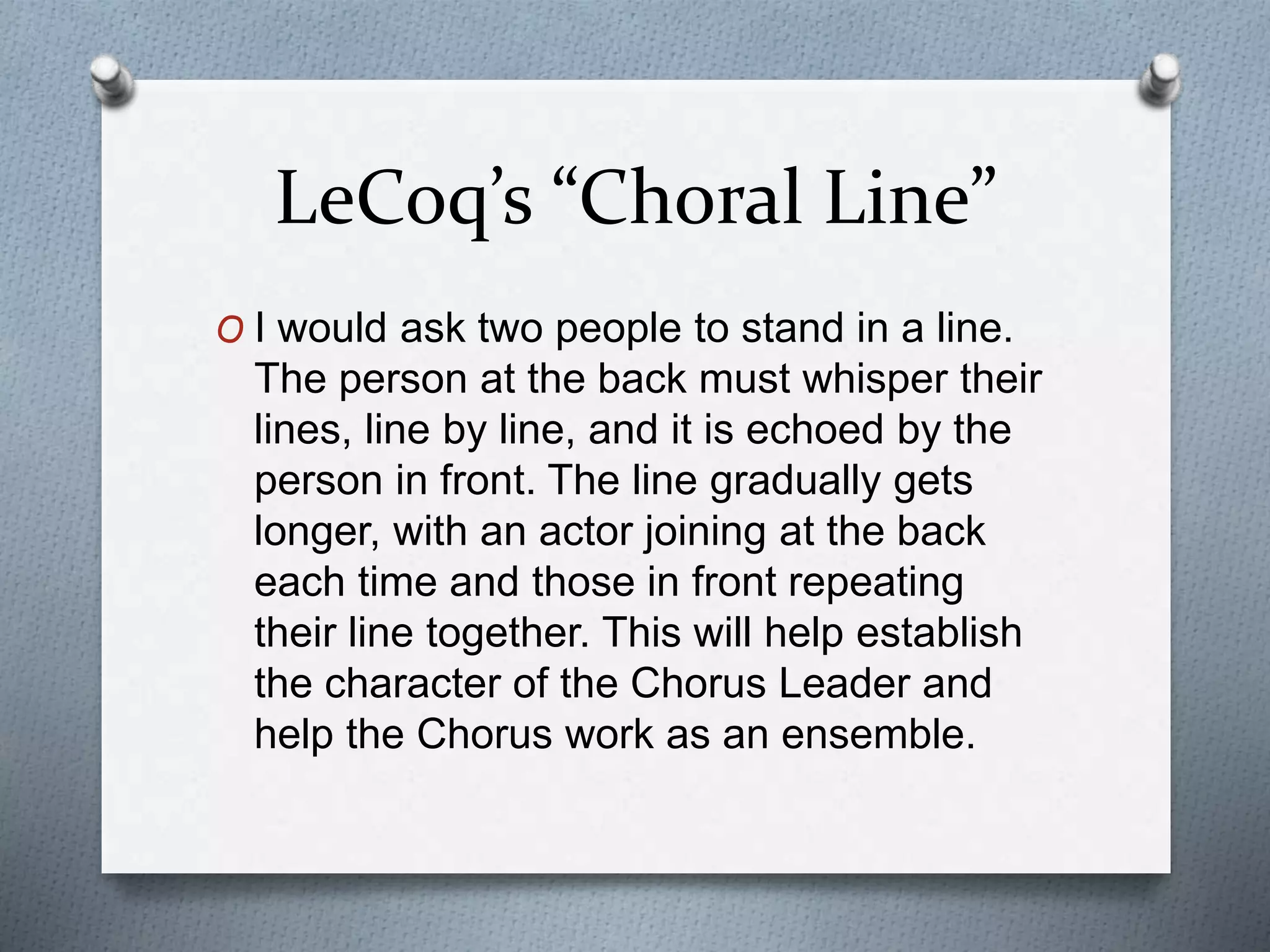 Rehearsal Techniques | PPTX