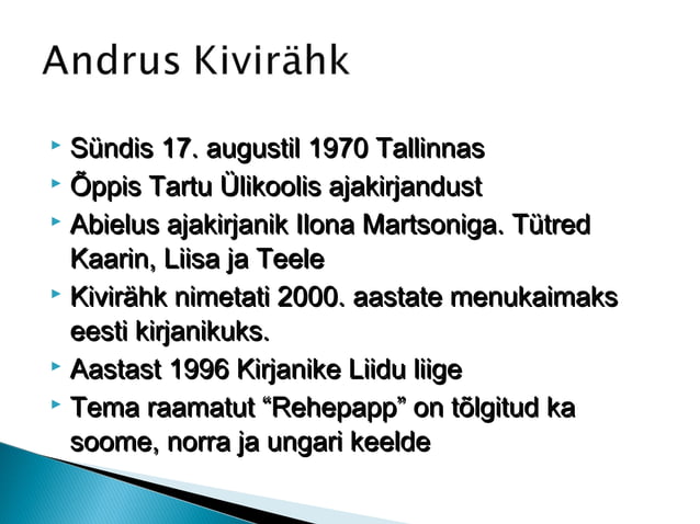 Rehepapp,Laura | PPT